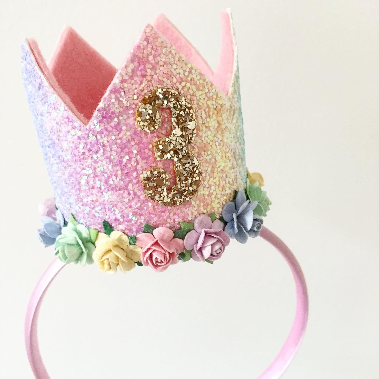 Crown on Alice Band, Birthday Crown, Party Hat, Birthday Ideas, Crowns ...