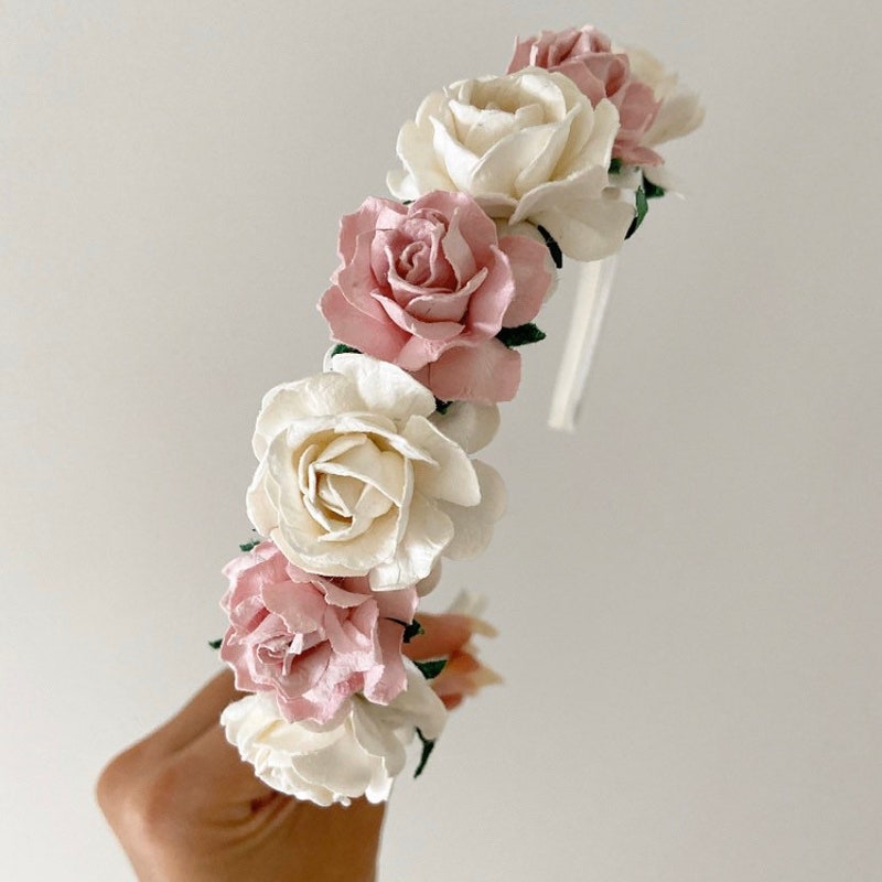 Flower Headband - Etsy