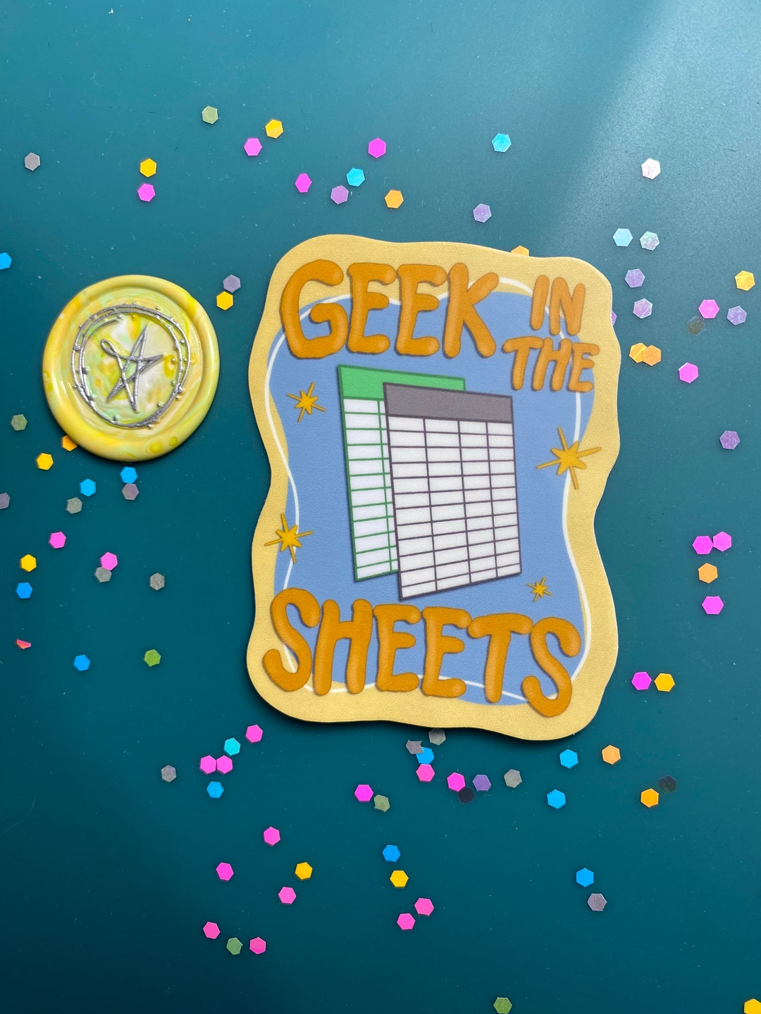Geek in the Sheets 3” Sticker Nerdy Geeky Excel Spreadsheet Office ...