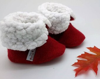 Christmas booties | Etsy