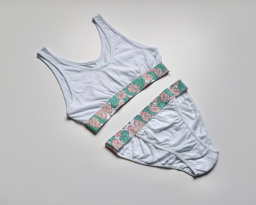 NOS 80s Cotton Underwear Set Bralette High Cut Brief / - Etsy