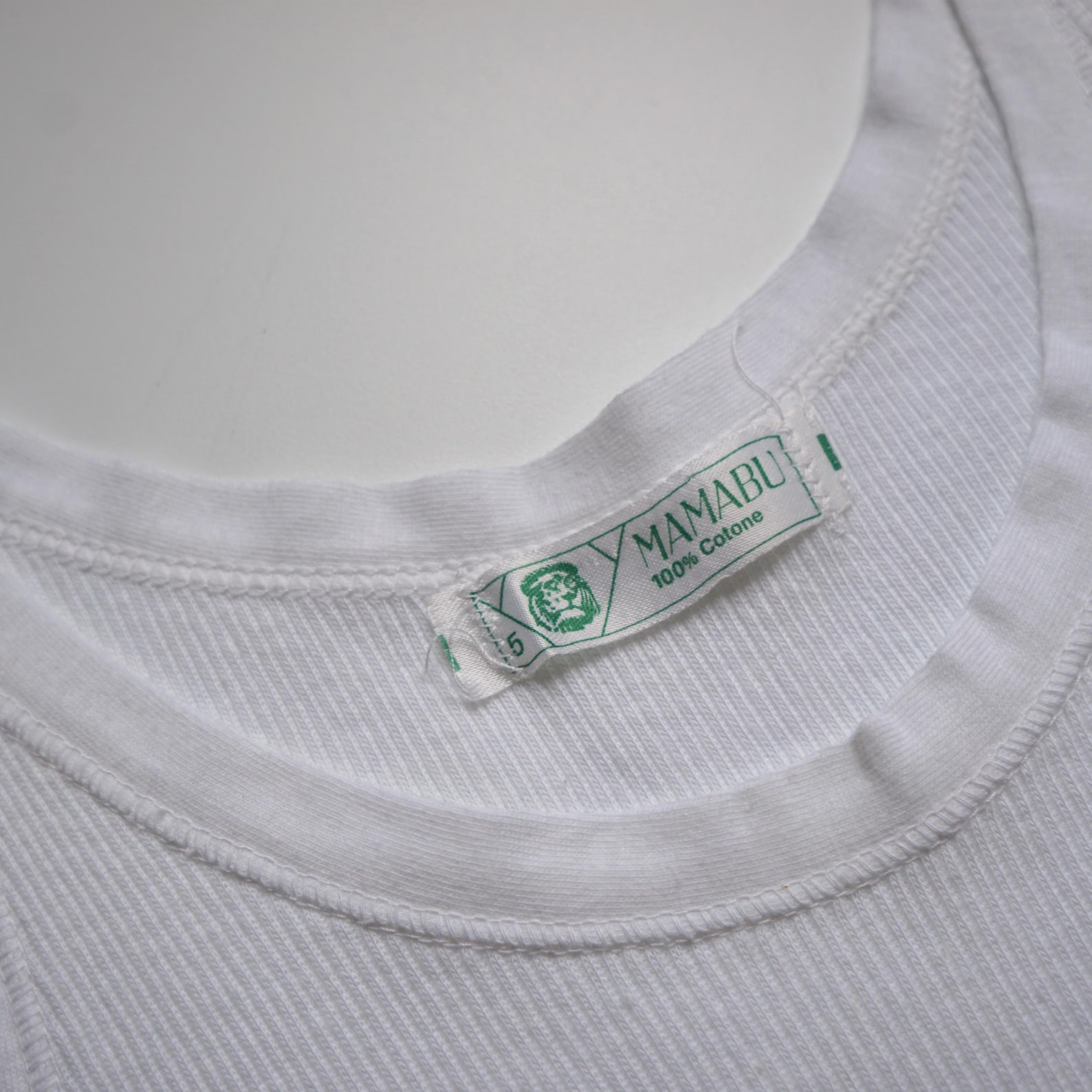 NOS 80s Basics Singlet White Ribbed Pure Cotton Tank Top - Etsy