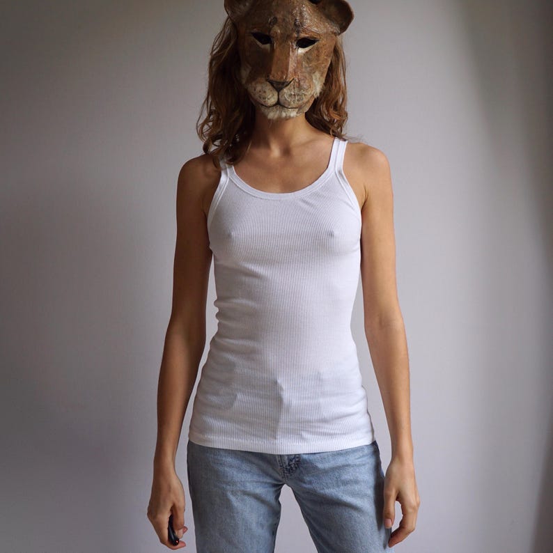 NOS 80s Basics Singlet White Ribbed Pure Cotton Tank Top - Etsy