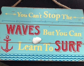 Surf sign | Etsy