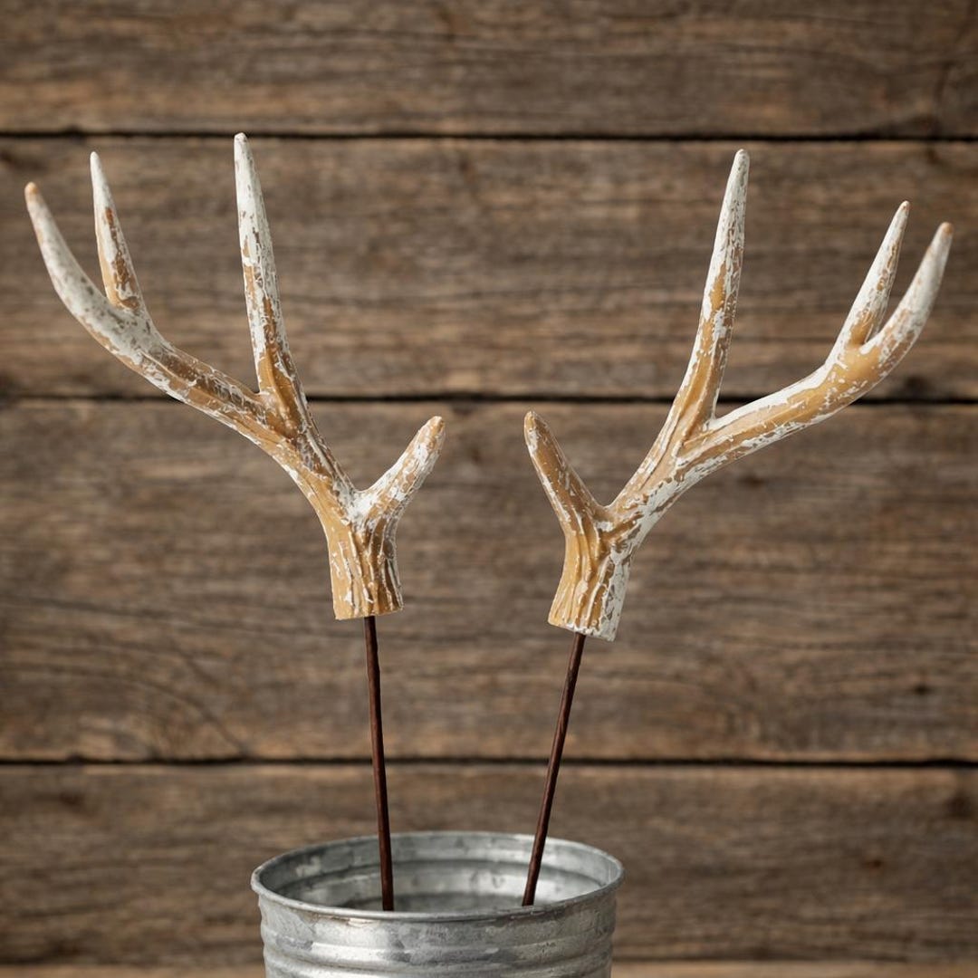 Faux Antlers 13” Tall, Realistic Deer Antlers for Crafting, Craft ...