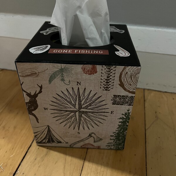 Nautical Tissue Box - Etsy