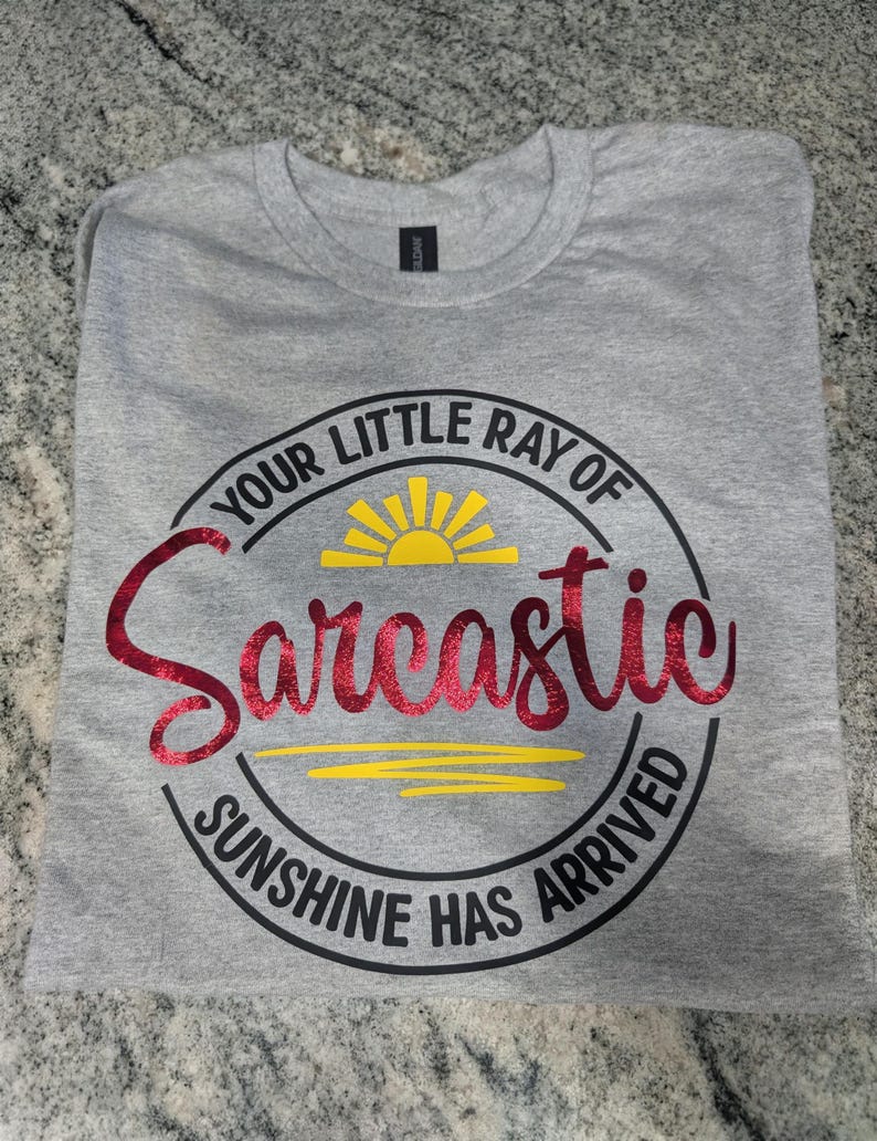 Little Ray of Sarcastic Sunshine - Etsy