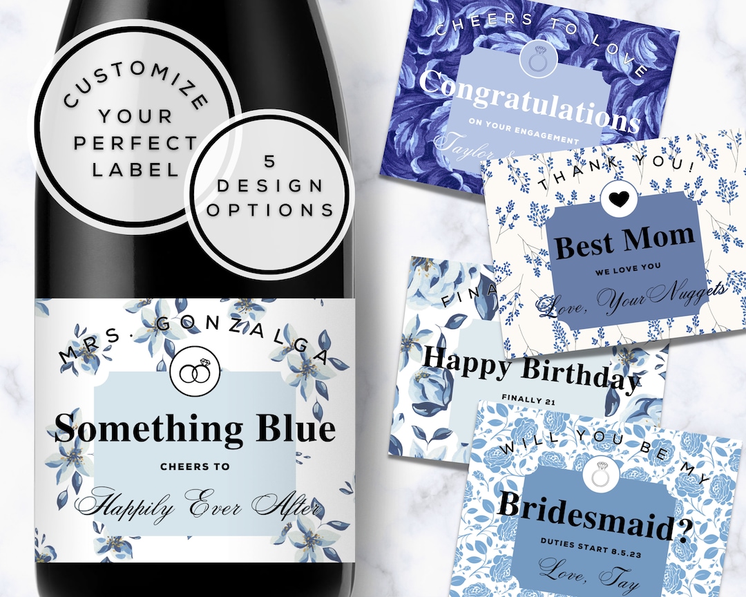 Custom Champagne Label Wine Labels Champagne Bottle Labels - Etsy