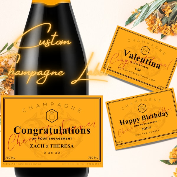 Custom Wine Labels - Etsy