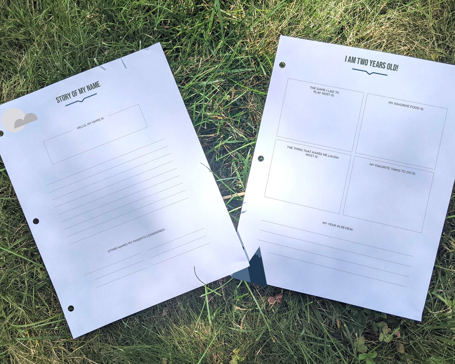 Printable Baby Book Pages / Keepsake Journal for Babys First - Etsy