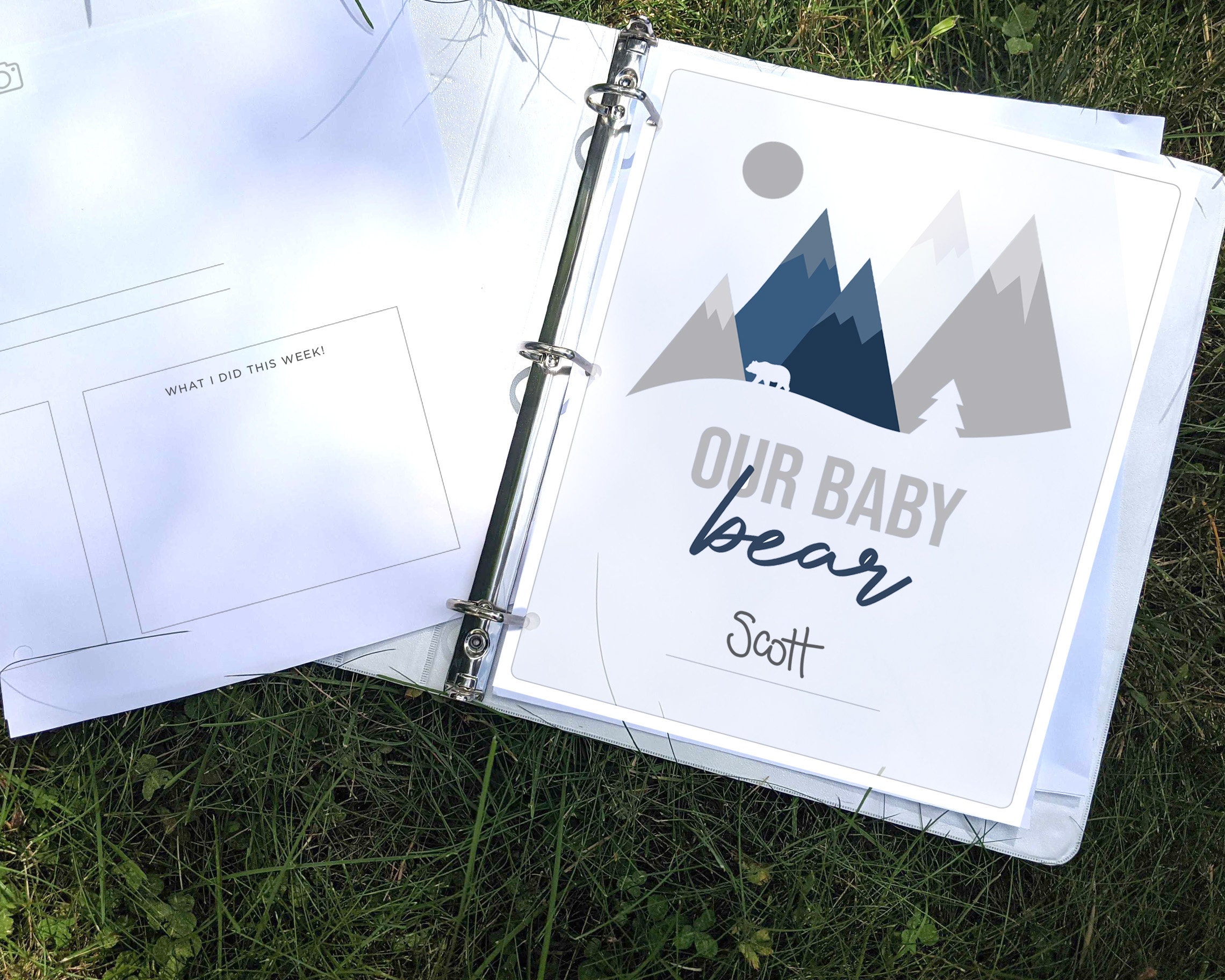 Printable Baby Book Pages / Keepsake Journal for Babys First - Etsy