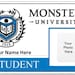 Monster University Card - Etsy