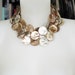 A Stunning Bib Necklace, Exclusive Gorgeous Choker, Shell Bib Necklace ...