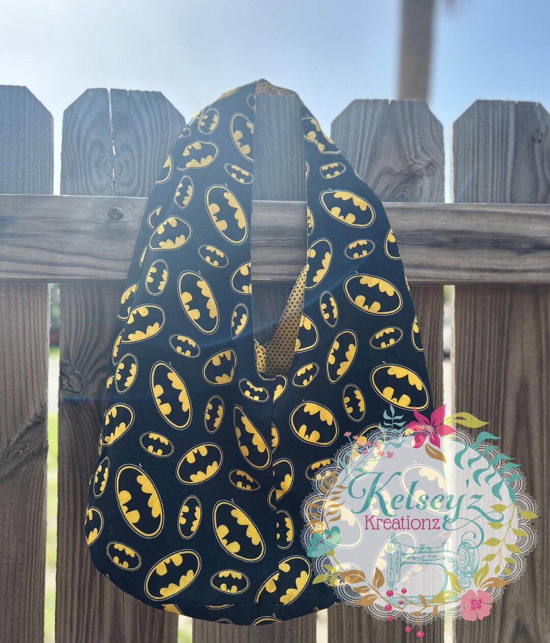Batman Purse/ Batman DC Comic Purse/ Hobo Bag/batman Fabric Bag/ Batman ...