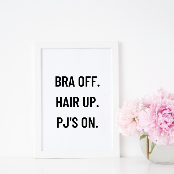 Printable Bra Poster - Etsy