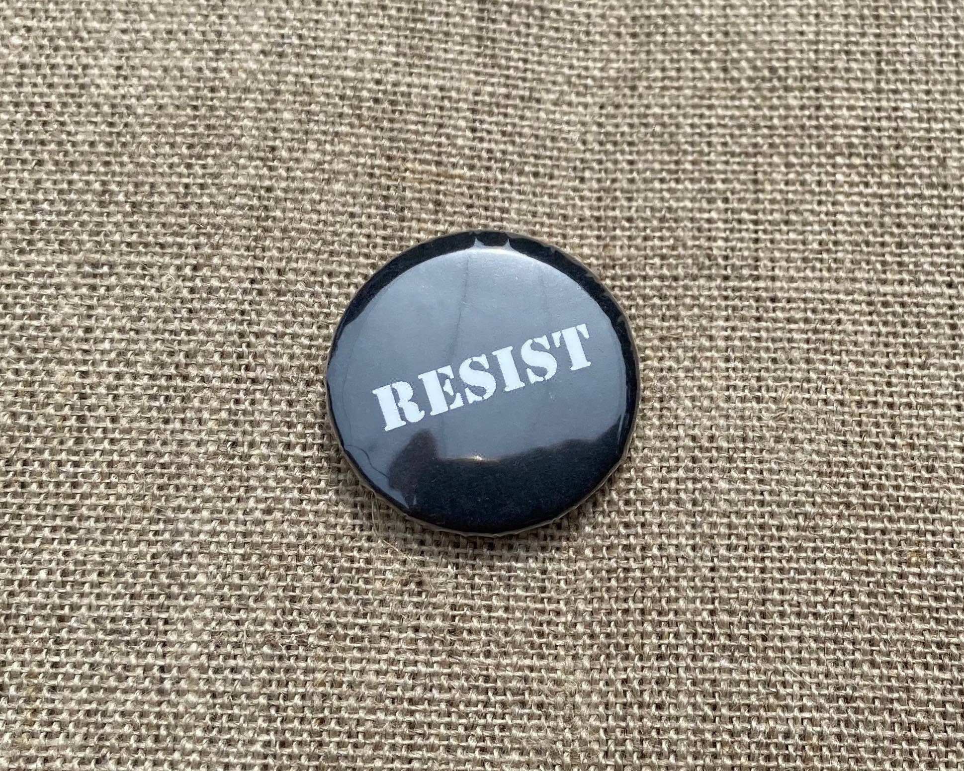 Resist Button 1 Inch Pinback Button - Etsy UK