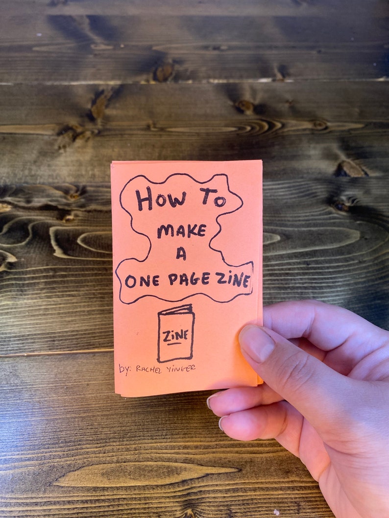 Easy DIY Guide: How to Make a One Page Zine - Etsy