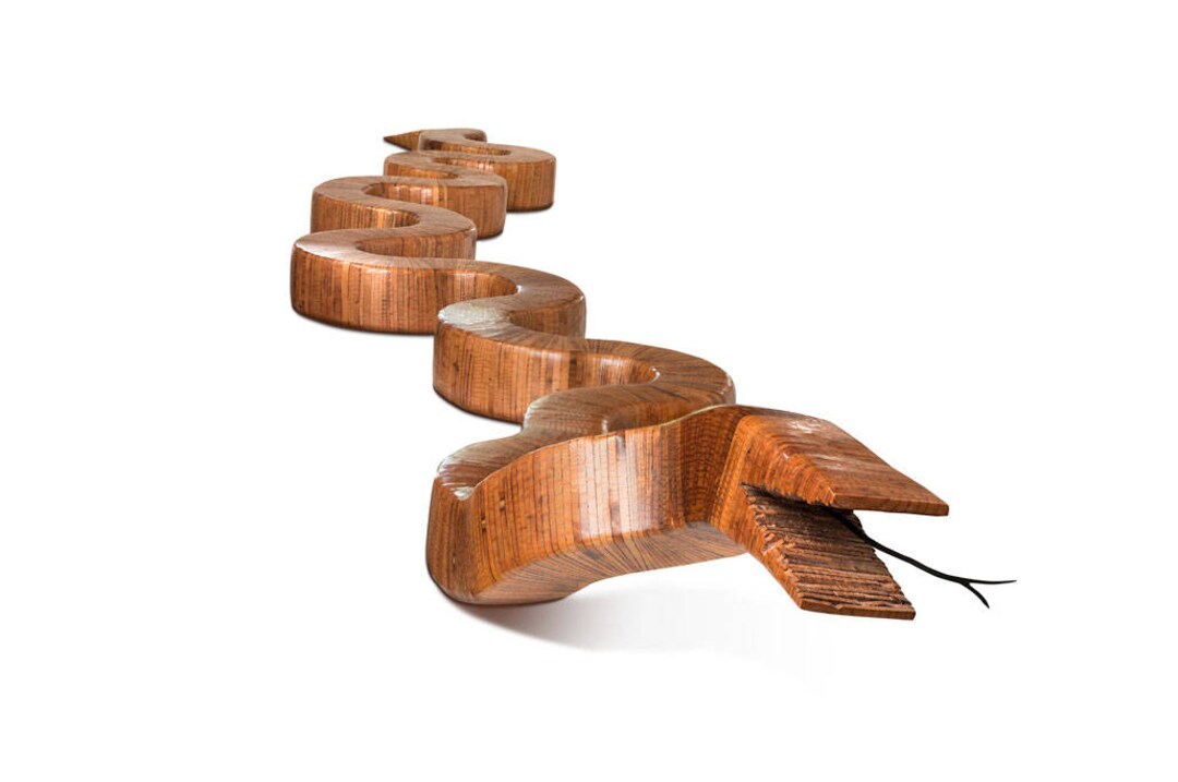 Wood Sculpture, Snake Sculpture, Wood Snake - Etsy