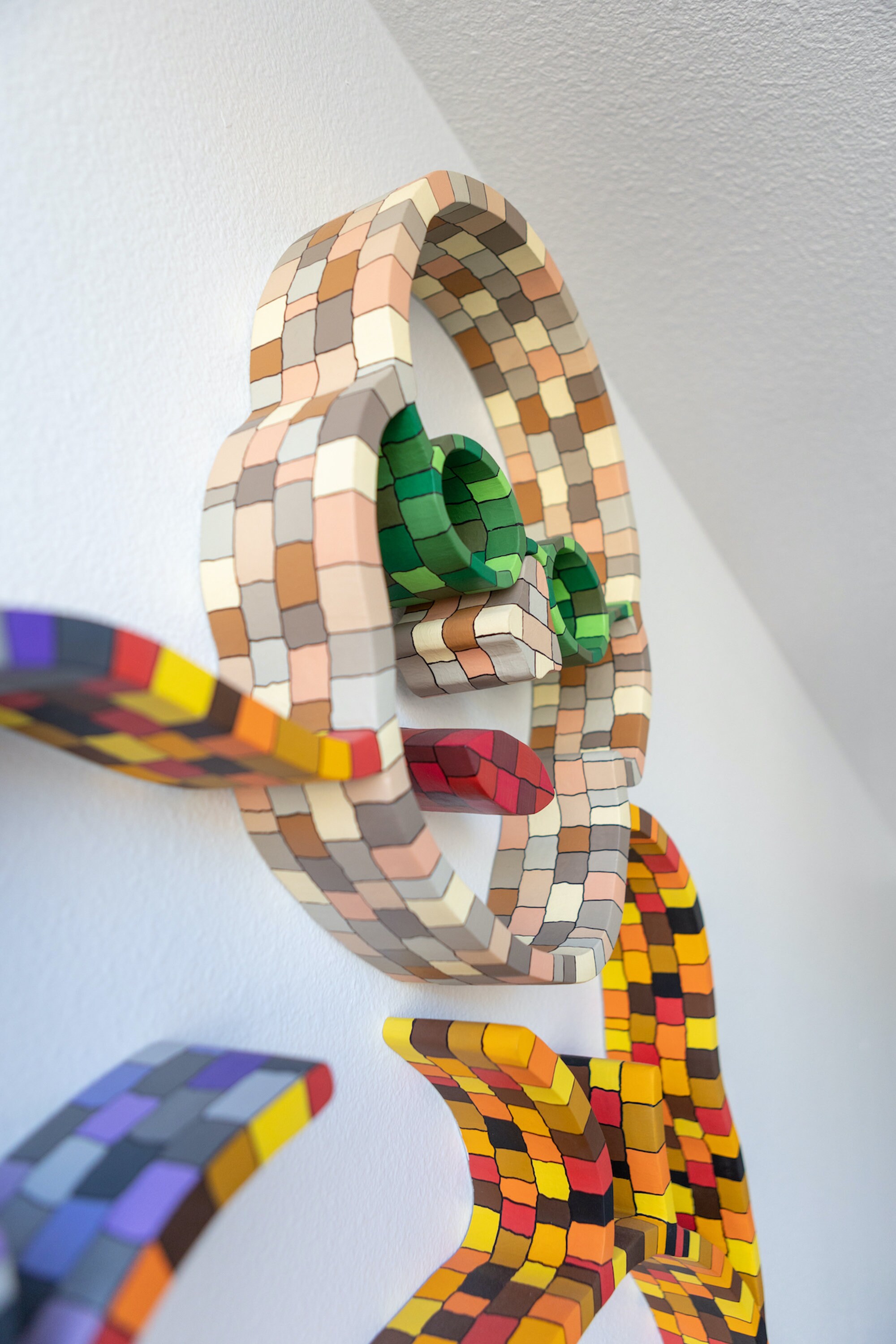 3D Wall Art, Painted Wood Wall Art, Fat Man, Big Man - Etsy