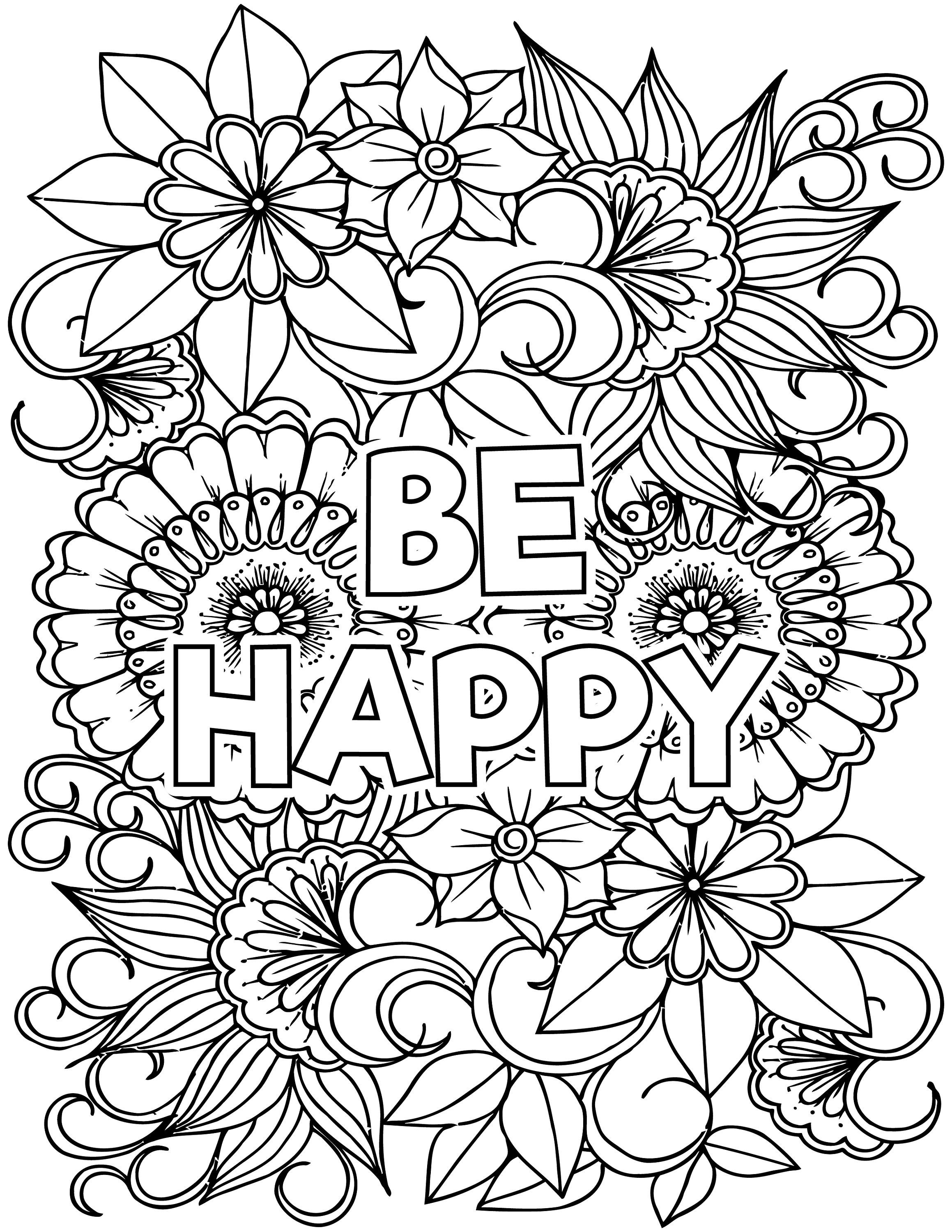 Inspirational Coloring Pages - Etsy