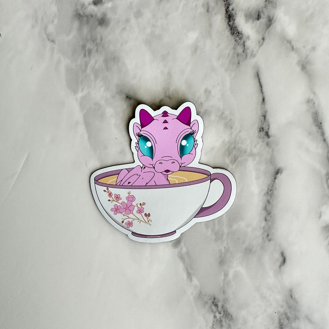 Teacup Dragon Magnet - Etsy