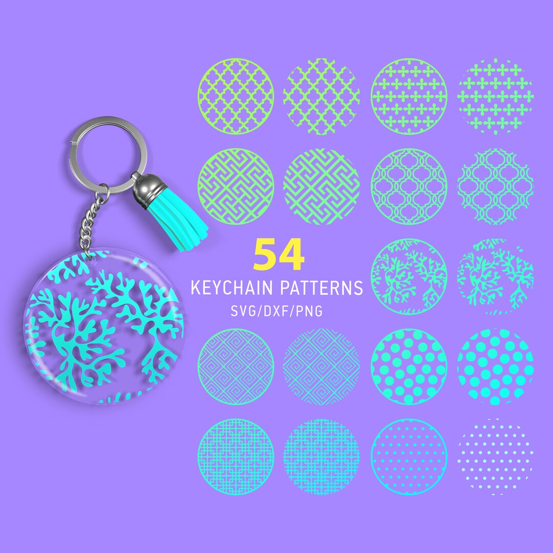 Keychain Patterns Svg, Circle Frame Svg, Round Pattern Svg, Circle ...