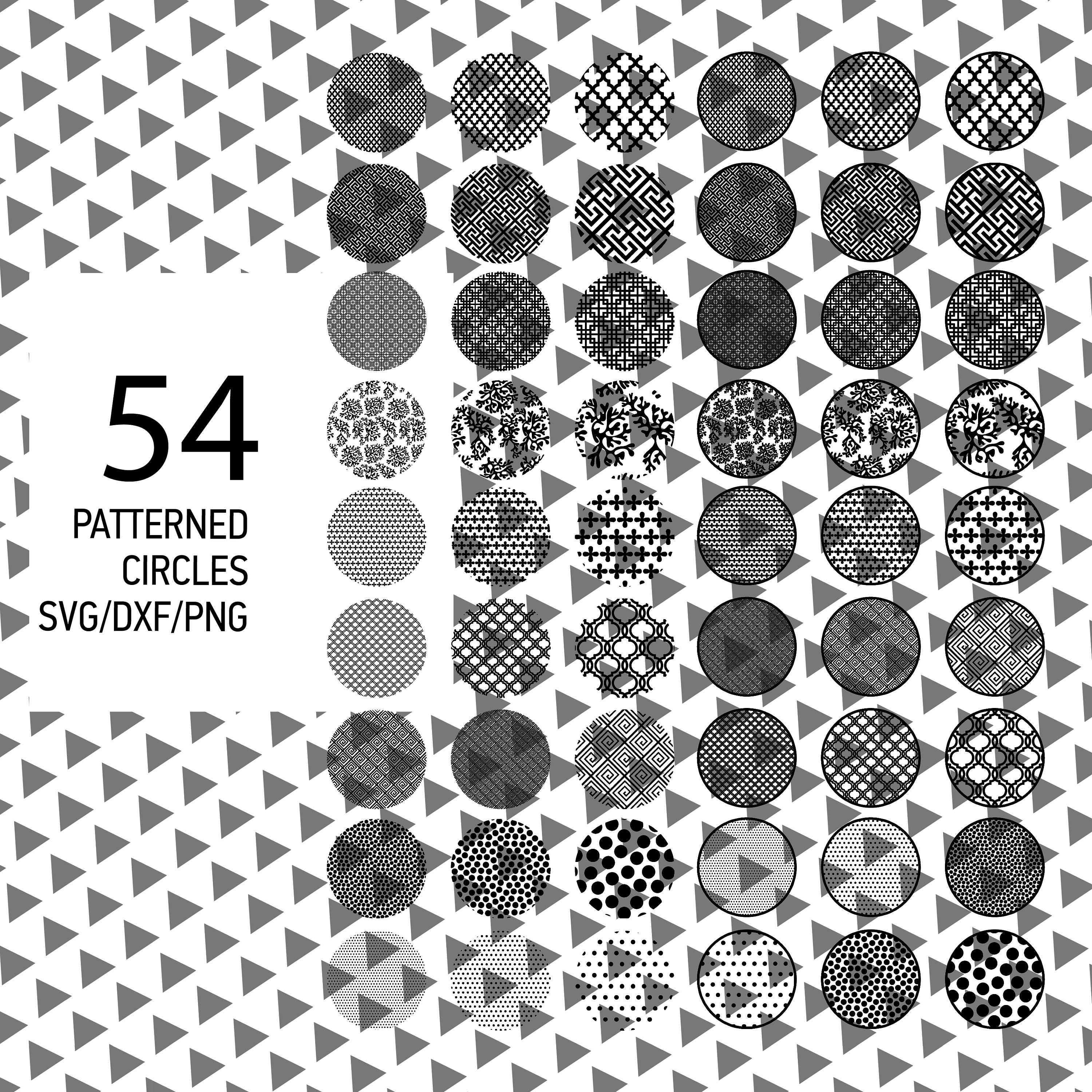 Keychain Patterns Svg, Circle Frame Svg, Round Pattern Svg, Circle ...