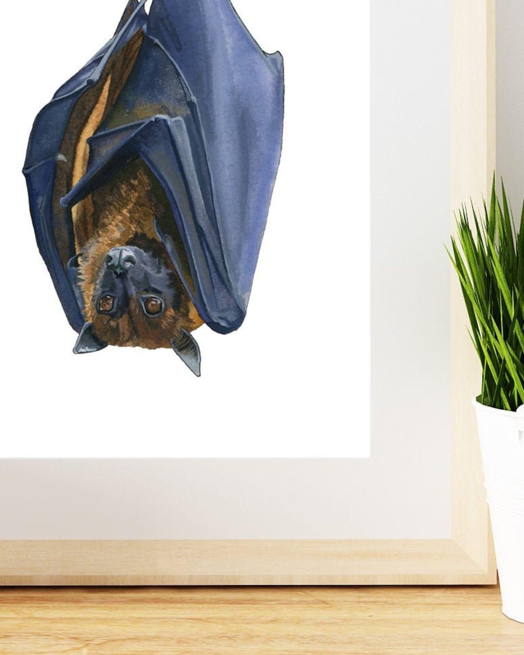 Bat Art Print, Bat Illustration, Bat Wall Art Decor, Bat Artwork - Etsy