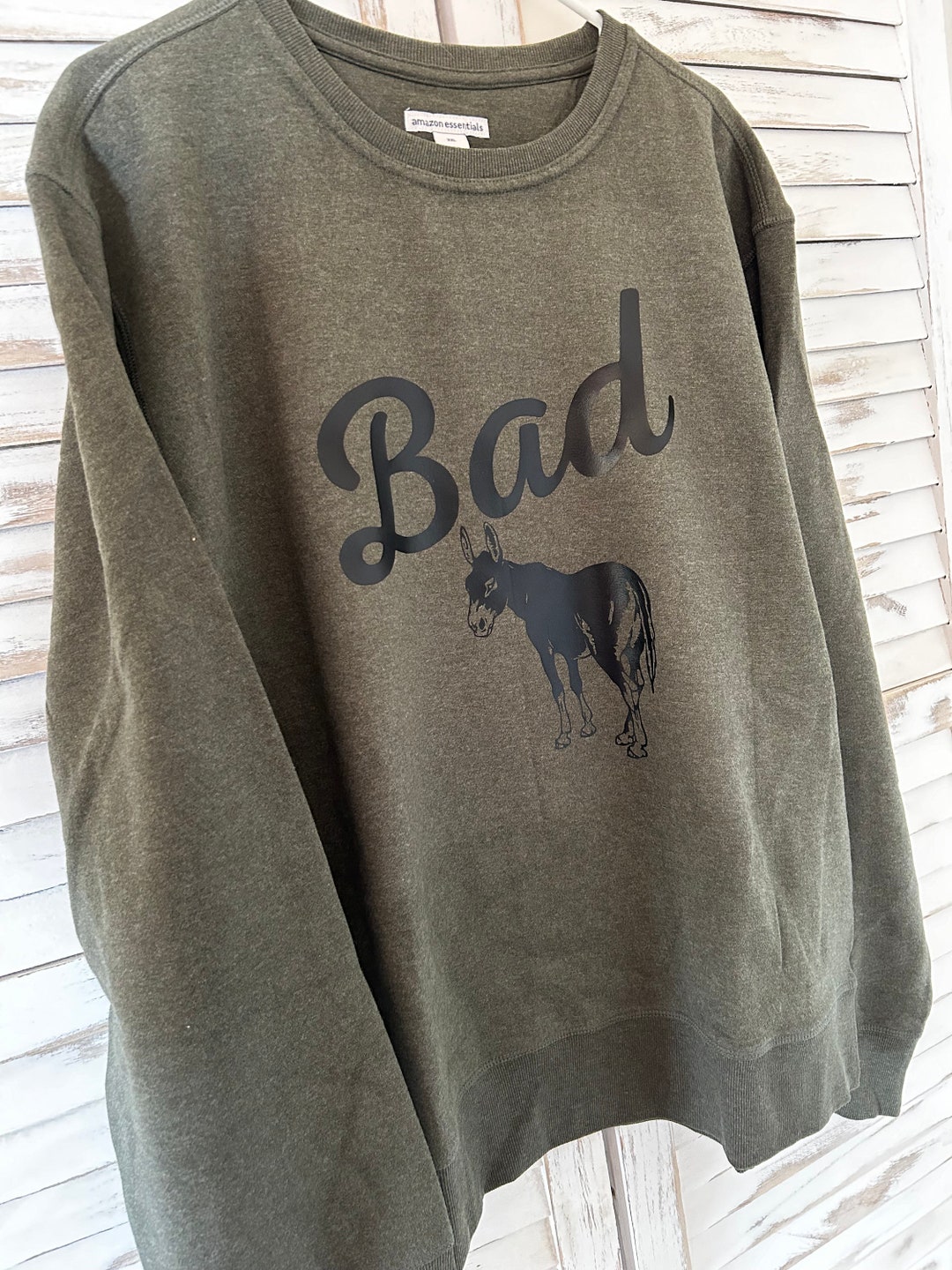 Bad Donkey Sweatshirt, Bad Ass Shirt, Donkey Shirt, Unisex Clothing - Etsy