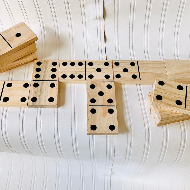 Wood Dominoes for Kids - Etsy