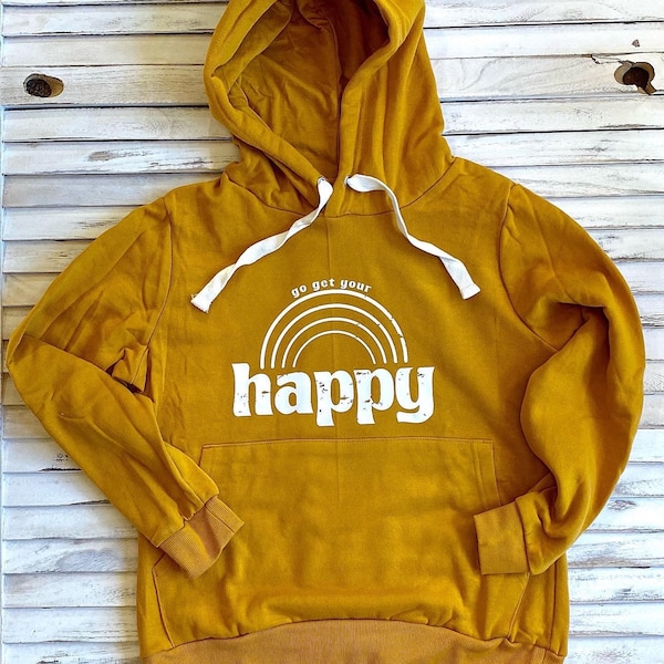 Happy Sweatshirt - Etsy