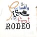 This Actually is My First Rodeo, Rodeo Onesie, Western Onesie, Cowboy ...