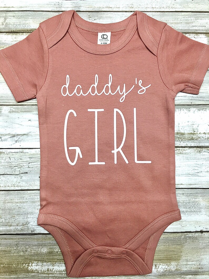 Daddy’s Girl Onesie, Rose Onesie, Pink Onesie, Dad Onesie, Father's Day ...