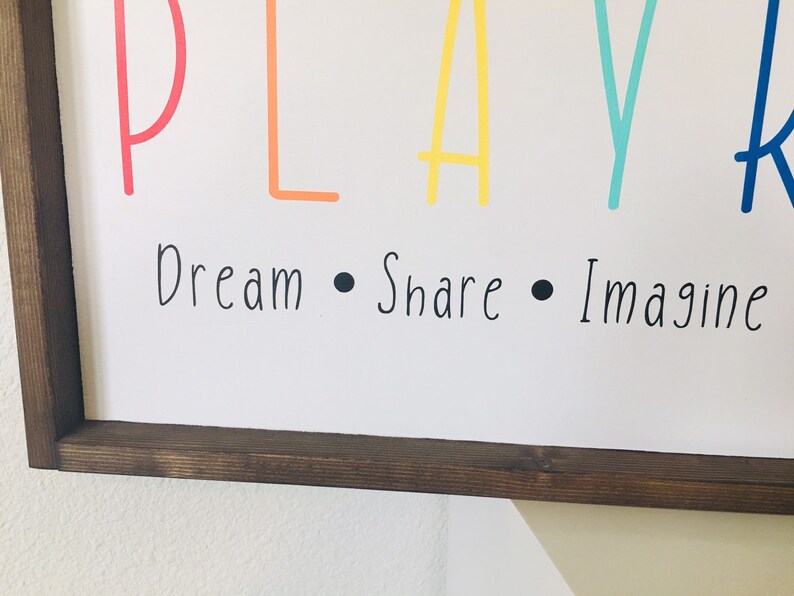 Playroom Sign Kids Activity Room Sign Personalized Sign | Etsy