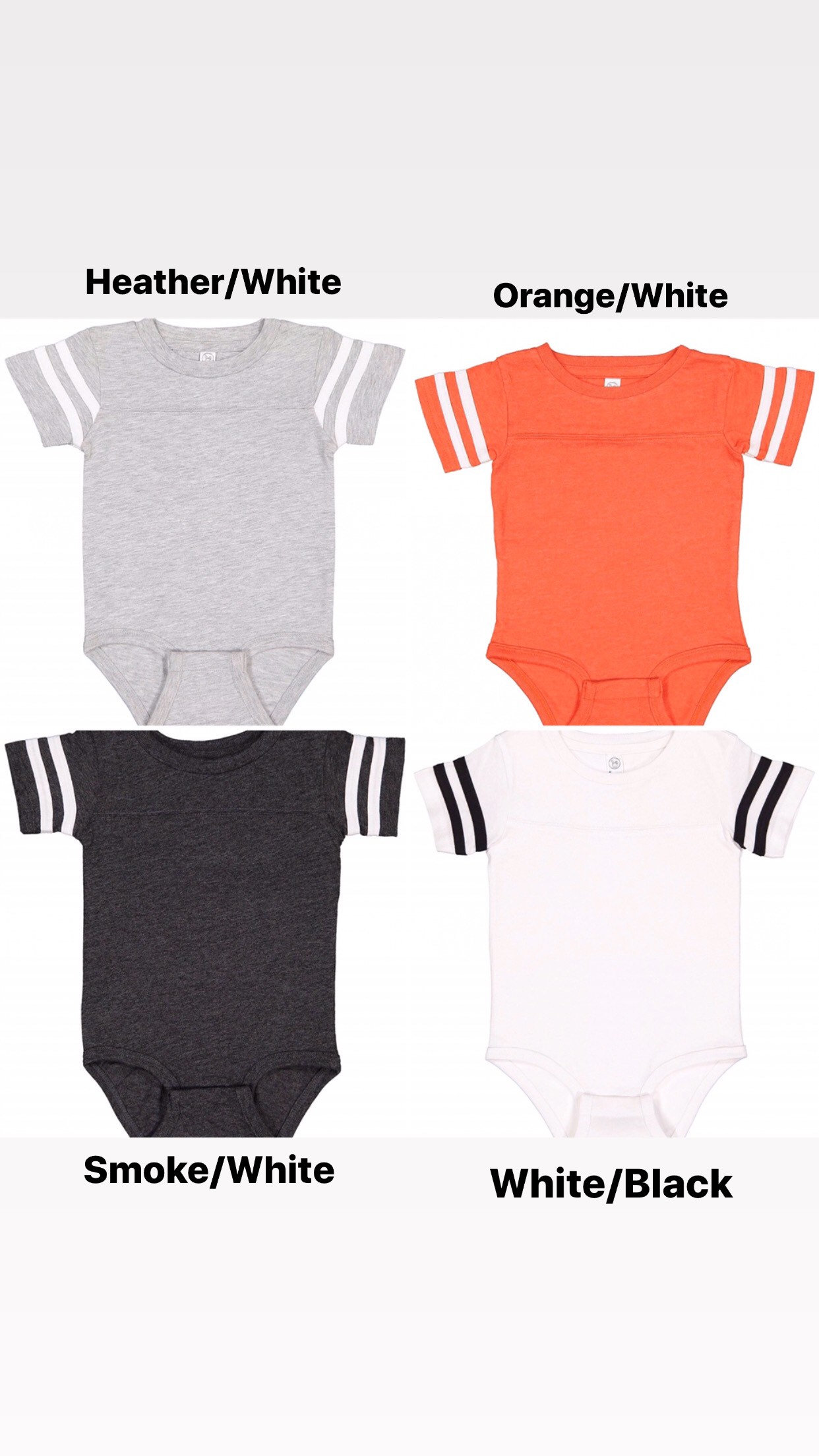 Custom Cotton Football Sport Jersey, Baby Bodysuit Personalized With ...