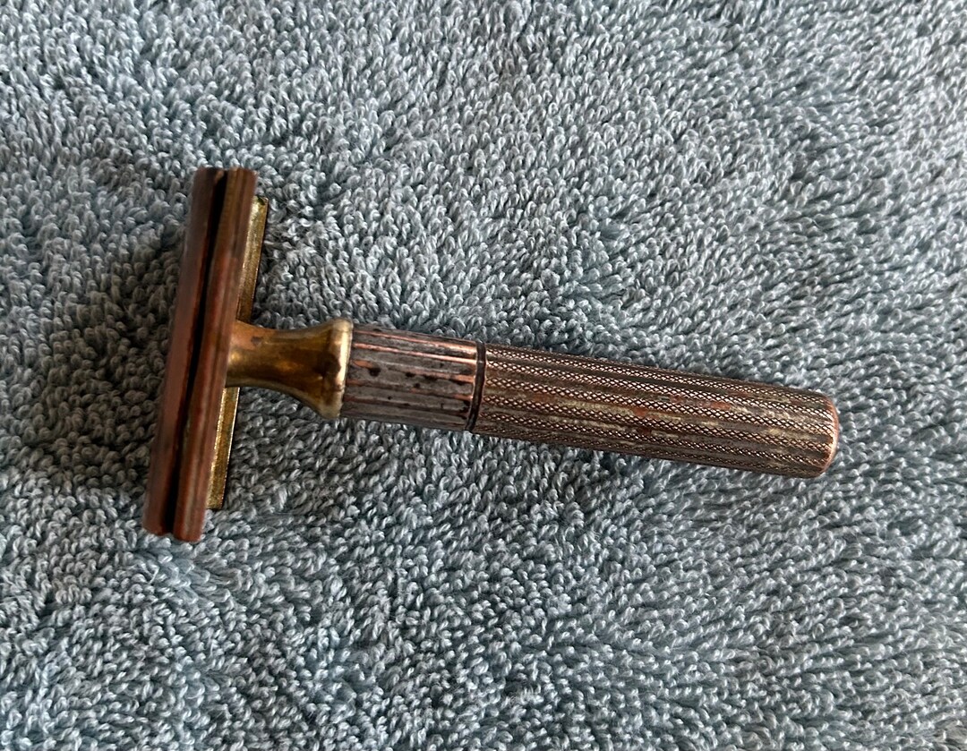1940s Gillette Gold Tech Double Edge Razor - Etsy