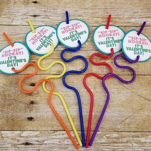 Silly Straw Valentines for Kids Classroom Valentines School Valentines ...