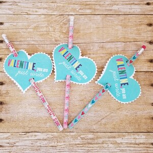 Valentine Pencil Cards Classroom Valentines Preschool Valentines Kids ...