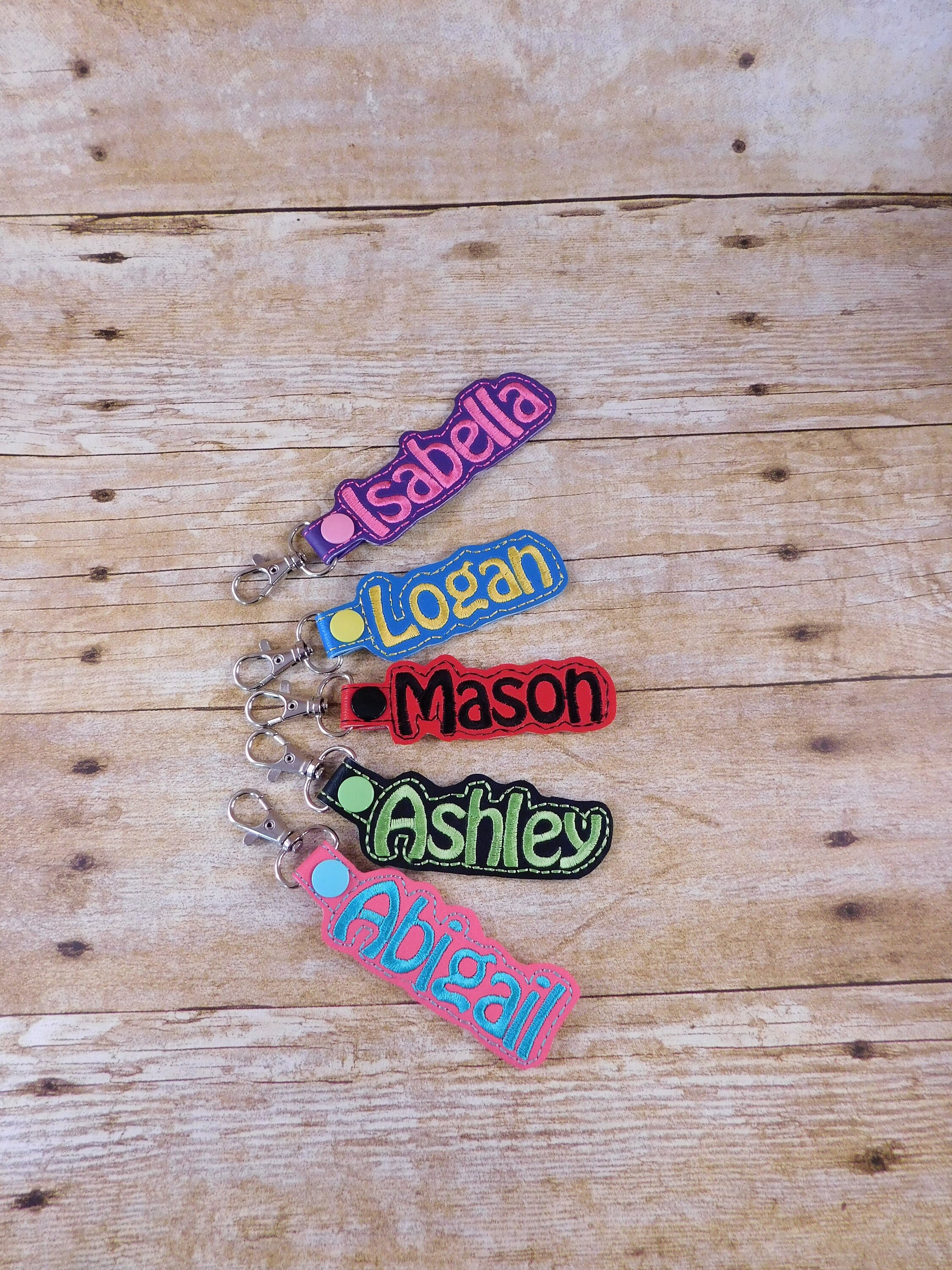 Kids Bag Tag Kids Backpack Custom Name Bag Tag Bag Tag | Etsy