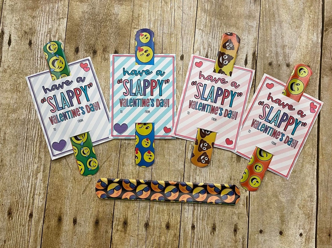 Preschool Valentines Classroom Valentines Slap Bracelet Non Candy ...