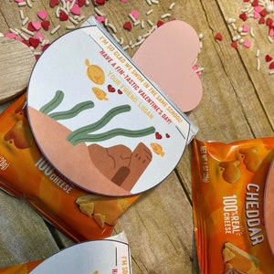 PRINTABLE Goldfish Valentine Tag Printable Tag Classroom - Etsy