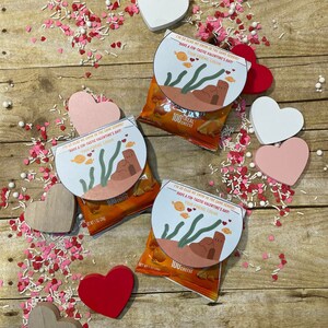 PRINTABLE Goldfish Valentine Tag Printable Tag Classroom - Etsy