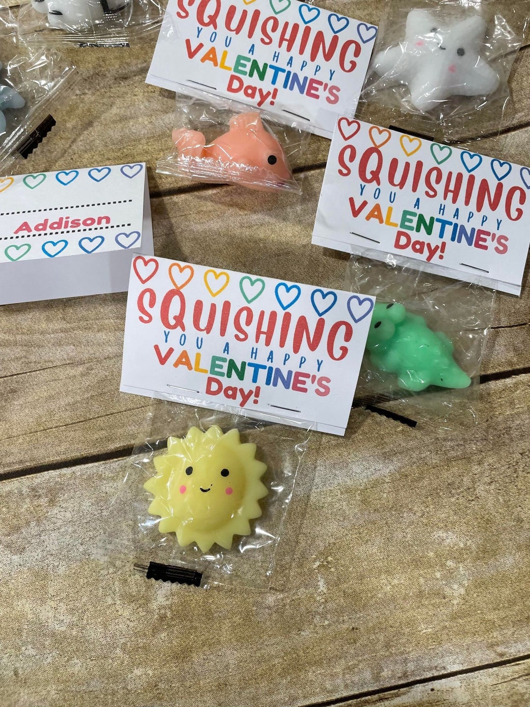 PRINTABLE Kids Valentine for Squishy Squishies Valentine Classroom ...