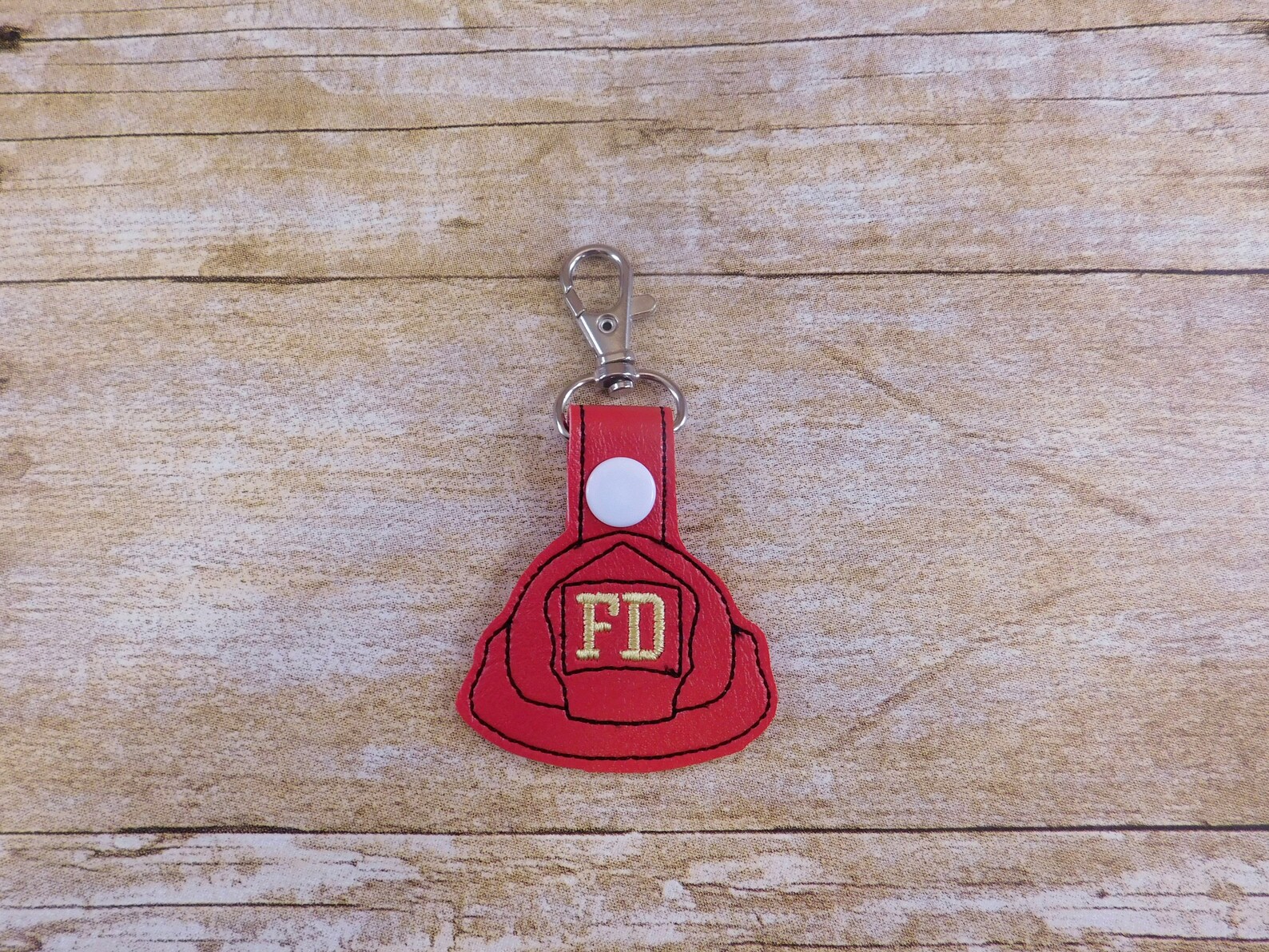 Fire Fighter Keychain Fireman Keyfob Gift for Fireman | Etsy