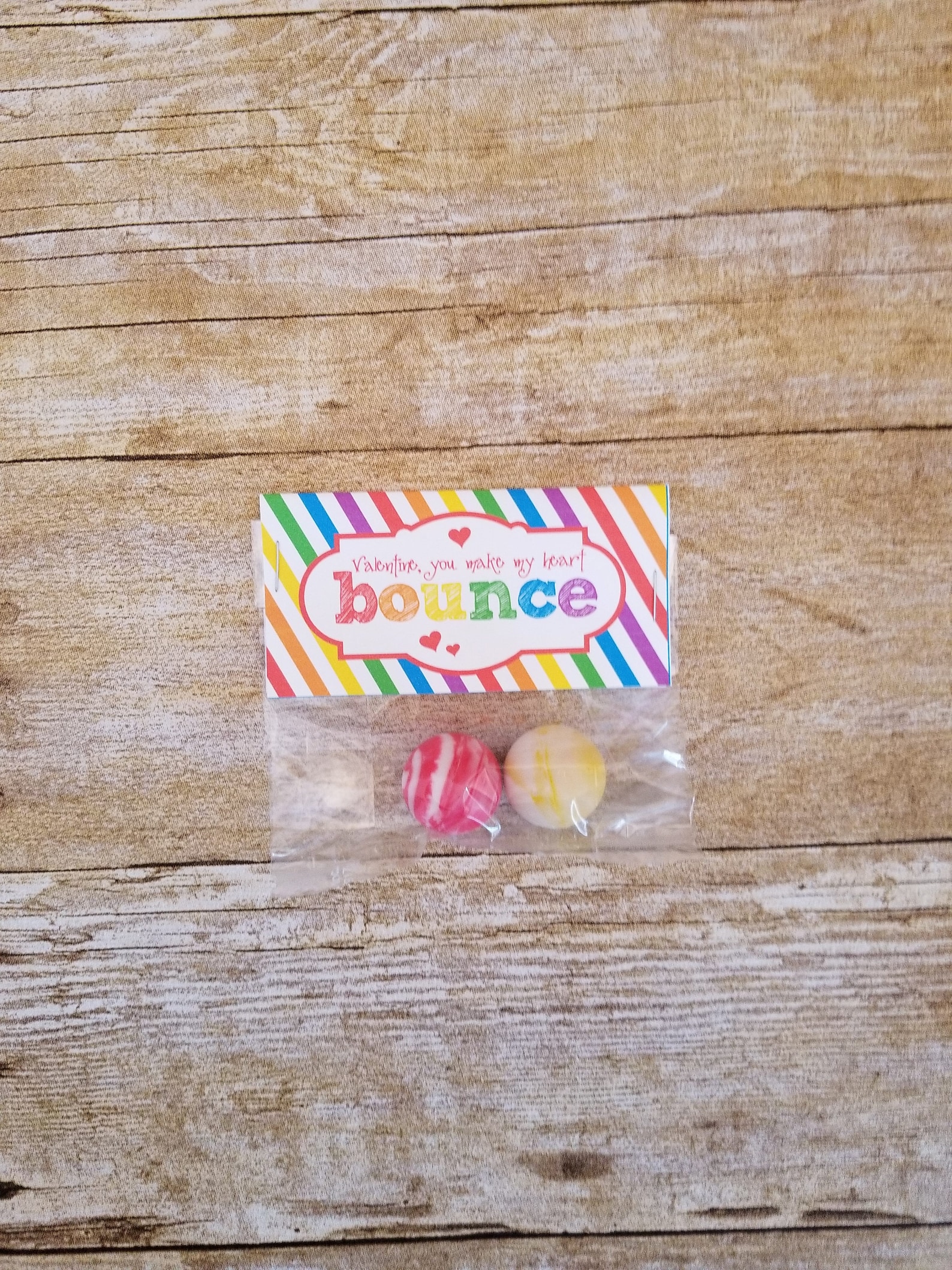 Kids Classroom Valentines Bouncy Ball Valentines School - Etsy