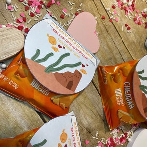 PRINTABLE Goldfish Valentine Tag Printable Tag Classroom - Etsy