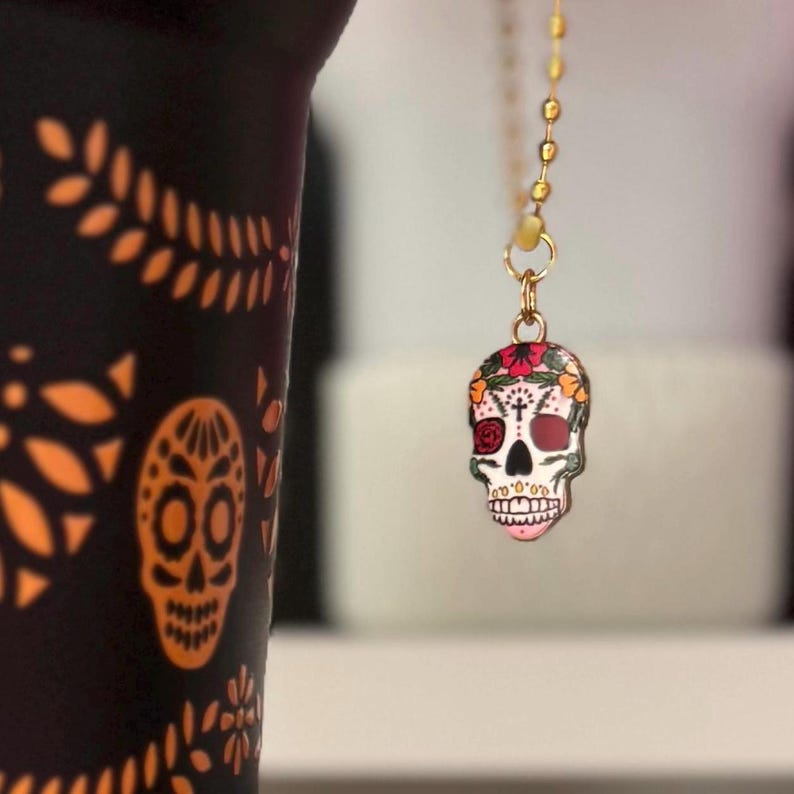 Catrina Tumbler Charm | Stanley Charm | Tumbler Charms | Cup Charm ...