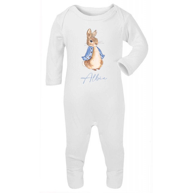 Peter Rabbit Baby Sleepsuit Peter Rabbit Print Baby Clothes - Etsy UK