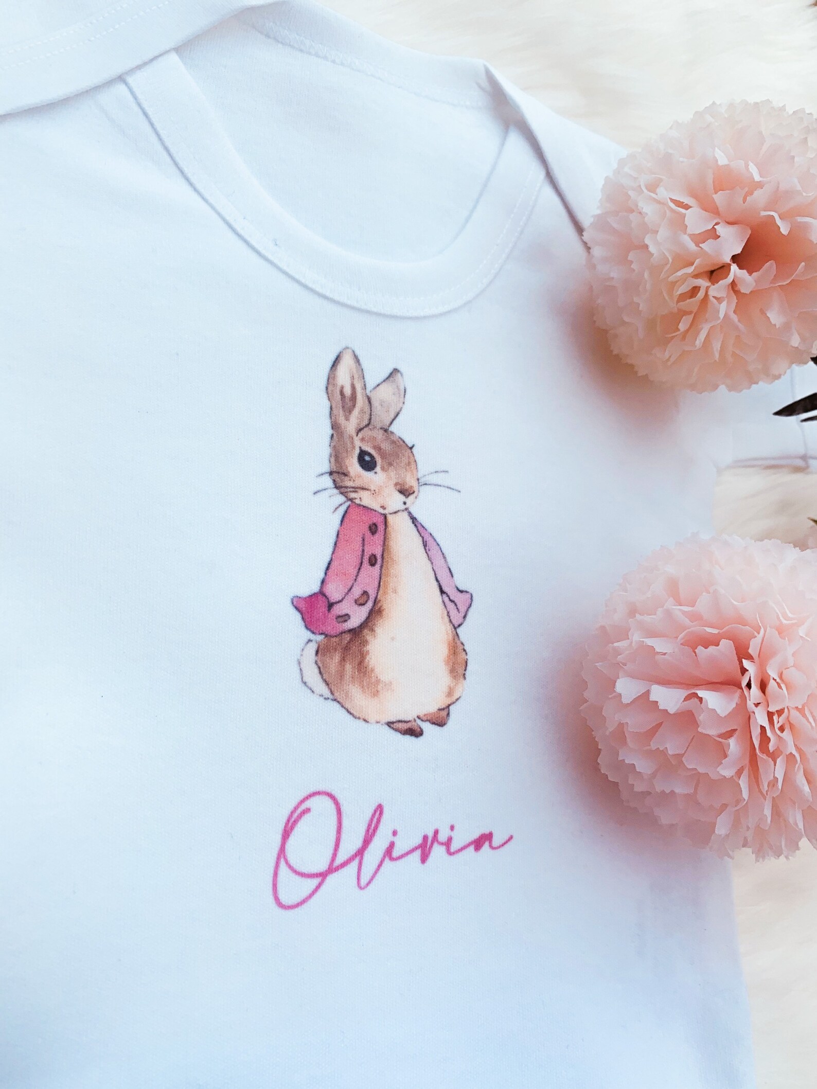 Personalised Girls Peter Rabbit T-shirt Peter Rabbit Girls - Etsy UK