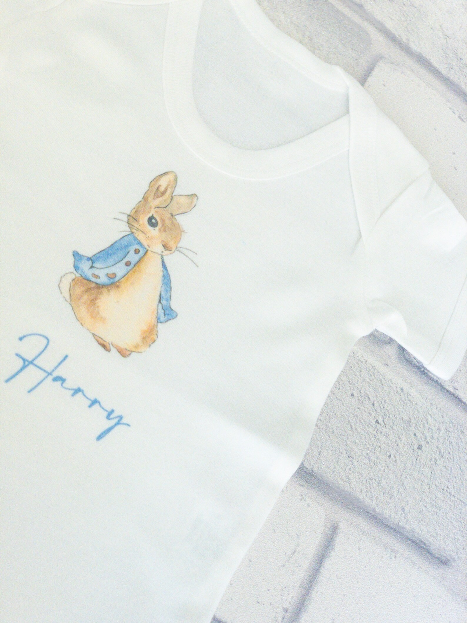 Peter Rabbit Baby Sleepsuit Peter Rabbit Print Baby Clothes | Etsy UK